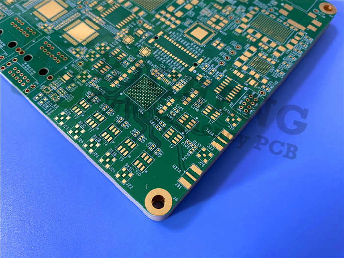HDI PCB/12 Layer High Speed PCB Megtron M6 2.5mm ENIG Finish Impedance ...