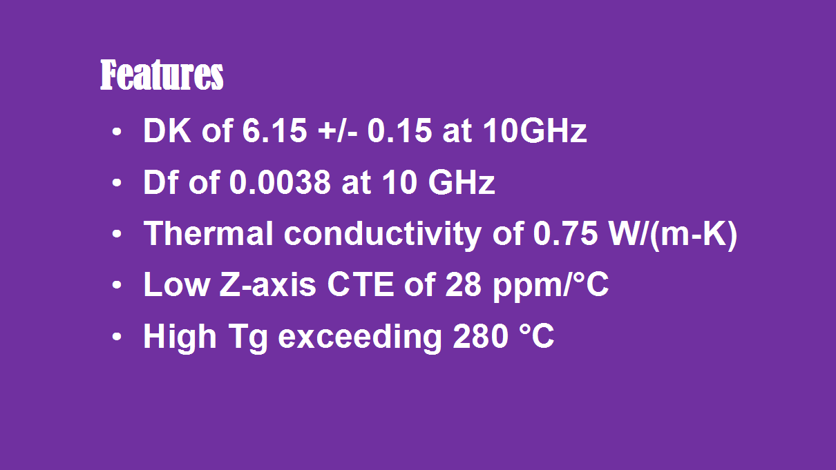 RO4360G2 High Frequency Circuit Boards for RF and Microwave Applications